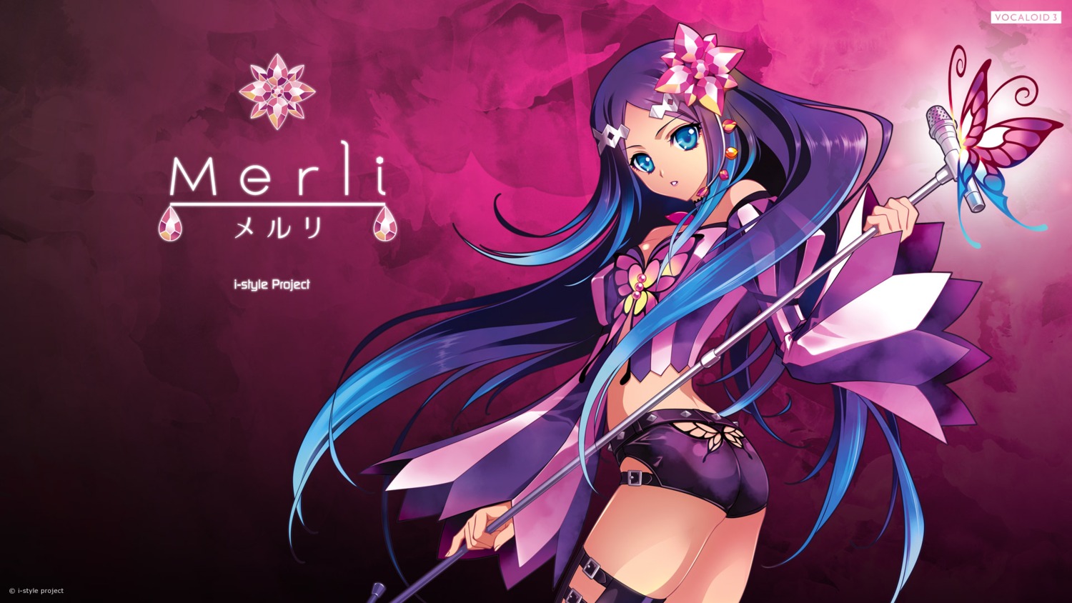 studio deen carnelian vocaloid merli wallpaper | #282425 | yande.re